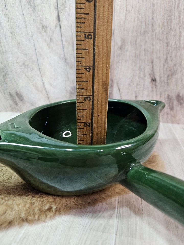 Vintage Jack Spratt Nothingness Inc Green Pottery Gravy Separator Sauce ...