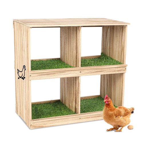 Nesting Boxes for Chickens,Chicken Nesting Box with 4 Pack Nesting Box ...