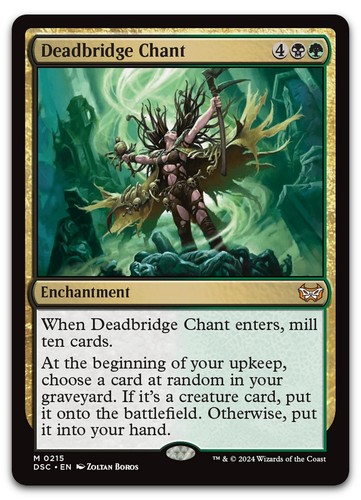 Deadbridge Chant #215 (NM) Duskmourn DSC Magic MTG | eBay