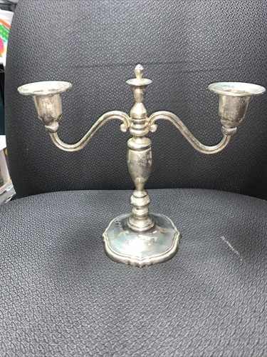 Vintage Godinger Candelabra Tapered Candle Holder, Silver Plated Holds ...