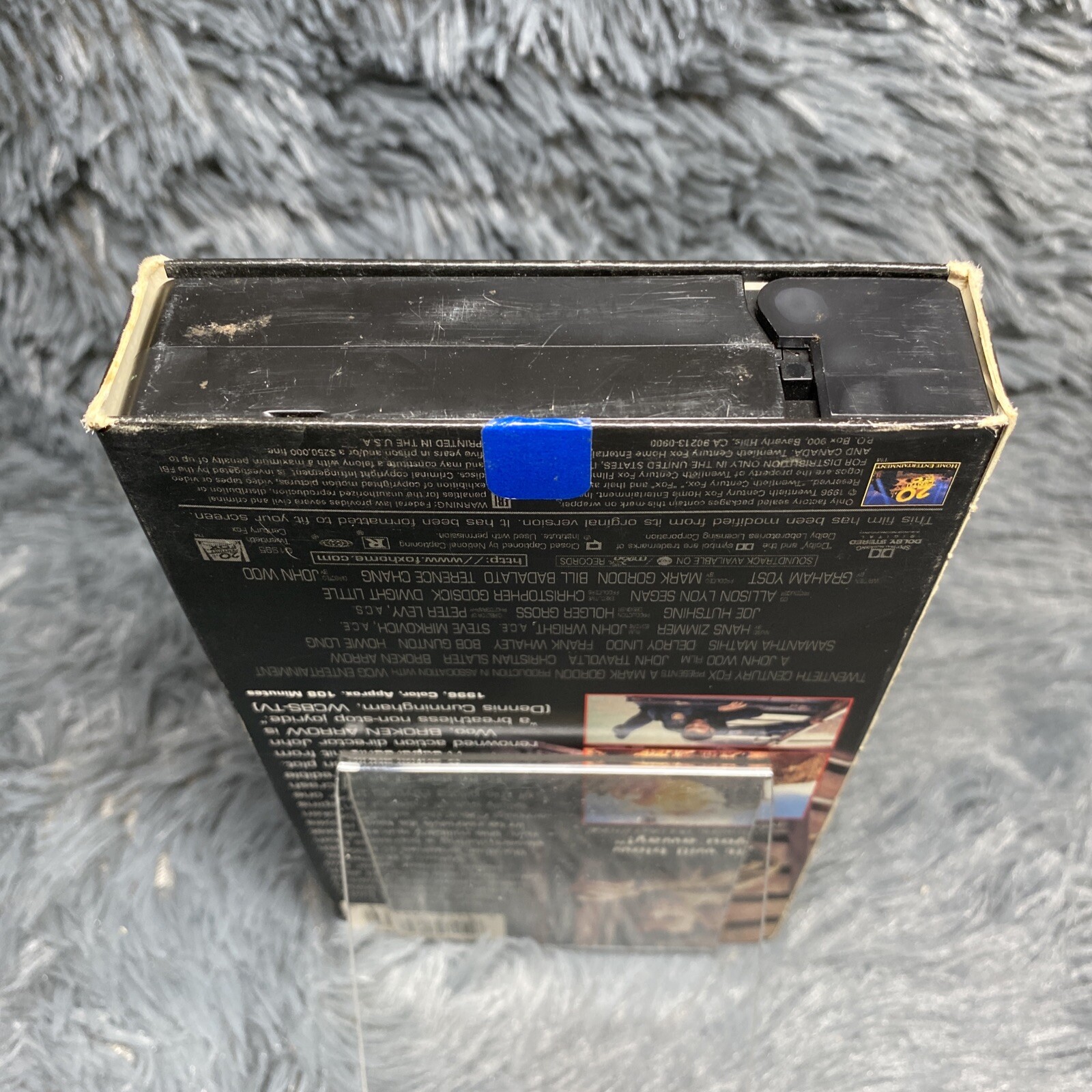 Broken Arrow VHS 1995 John Travolta Christian Slater 20th Century Fox ...