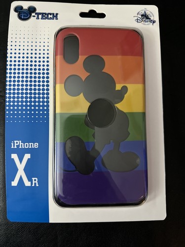 NEW Disney Parks D-Tech Rainbow Mickey Mouse iPhone XR Cell Phone Case ...