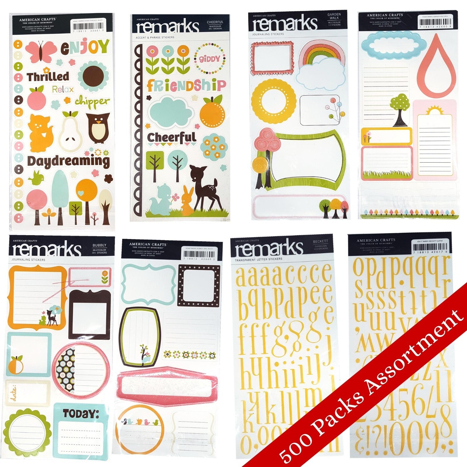 Craft Mixed Media Stickers for scrapbooking and other craft | eBay