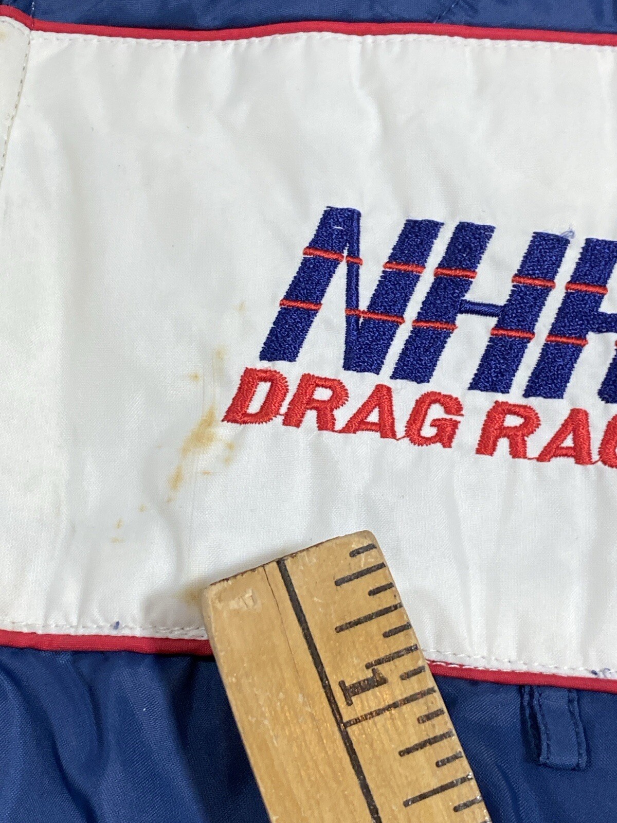 Vintage National Drag Car Racing Bomber Jacket NHRA S… - Gem