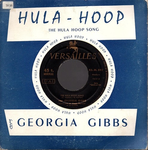 GEORGIA GIBBS SINGLE VERSAILLES " THE HULA HOOP SONG " [FR] | eBay