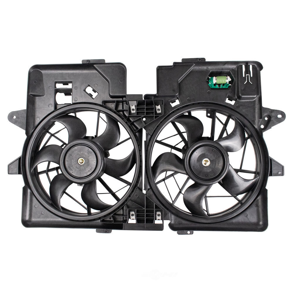 Dual Radiator and Condenser Fan Assembly-Radiator Dual Cooling Fan ...