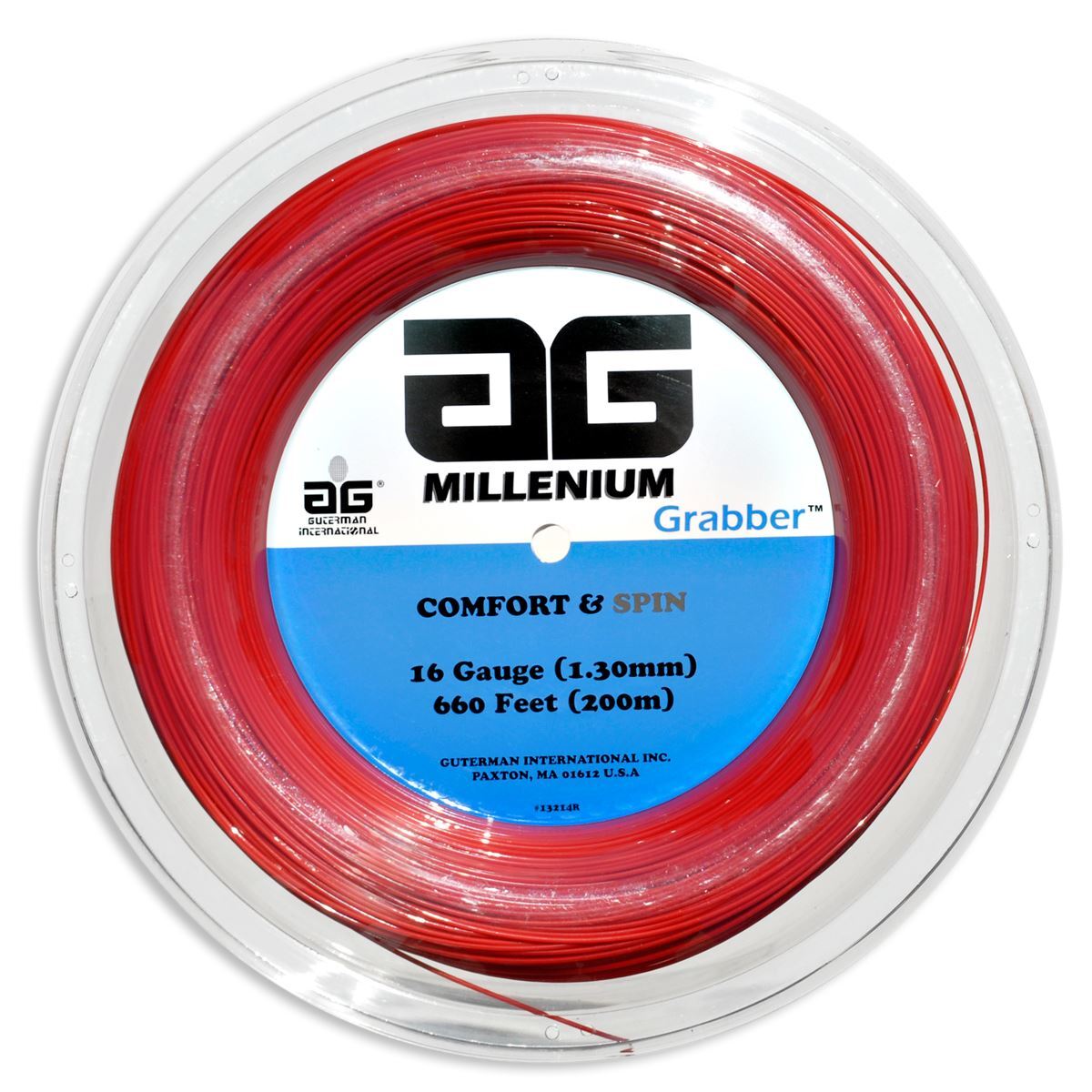 AG Millenium Grabber Tennis String Reel-16-Red | eBay