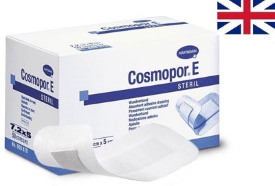 Cosmopor E Sterile First Aid Absorbent Adhesive Wound Dressing (Size ...