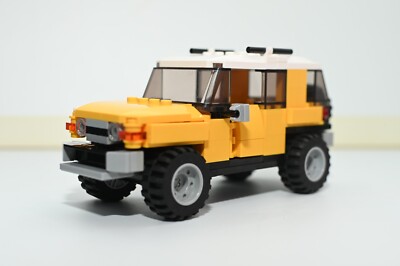 Toyota FJ Cruiser Yellow Overlander Model Compatible Built with LEGO ...
