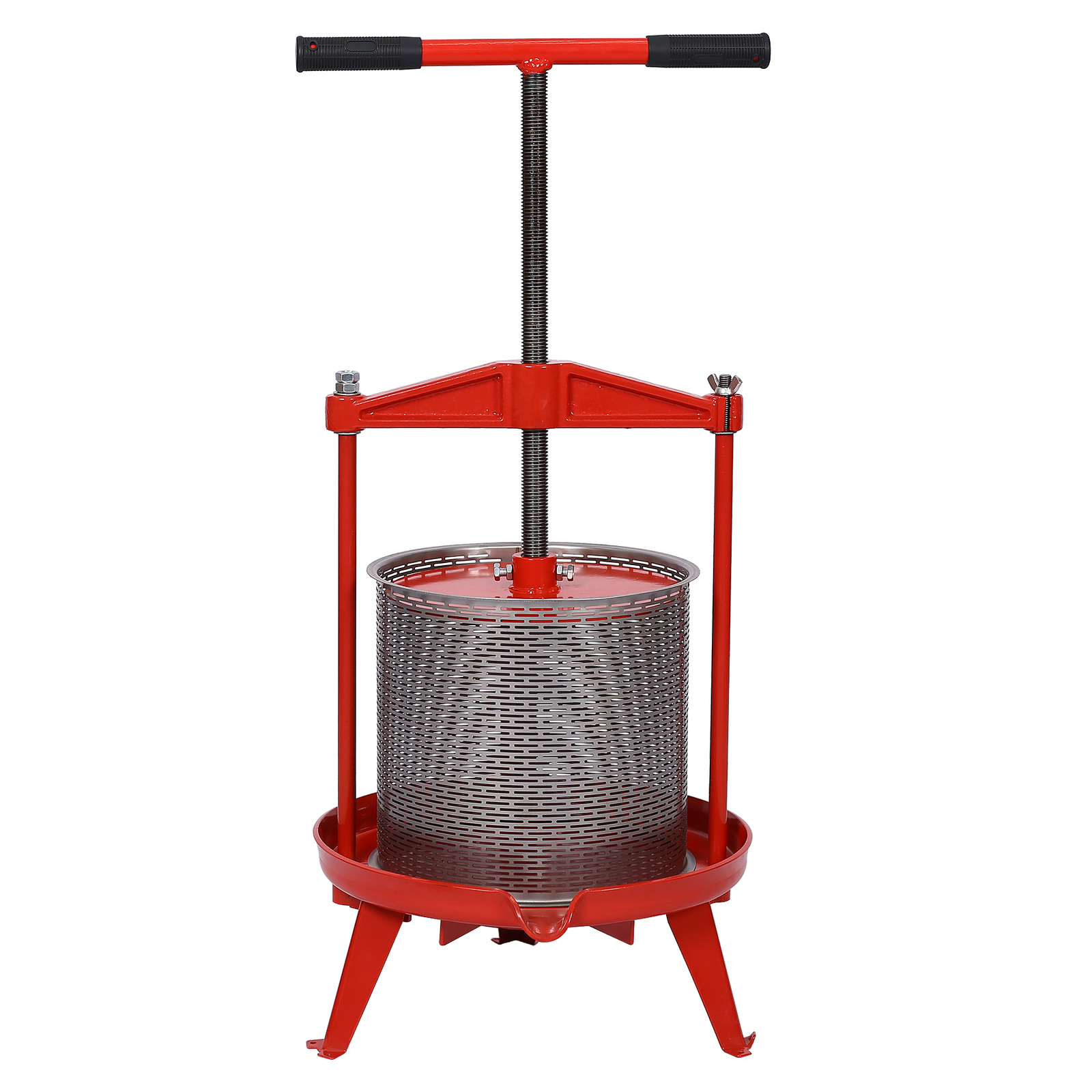 3.69Gallon/14L Stainless Steel Fruit Wine Press Cider Grape Crusher ...