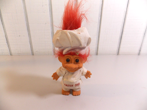 Master Chef Troll Red Hair Russ Figurine With Hat | eBay