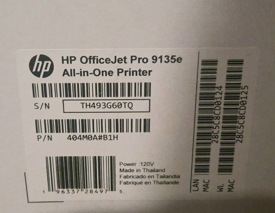 HP OfficeJet Pro 9135e Wireless All-in-One Printer w/ Bonus 3 Months ...