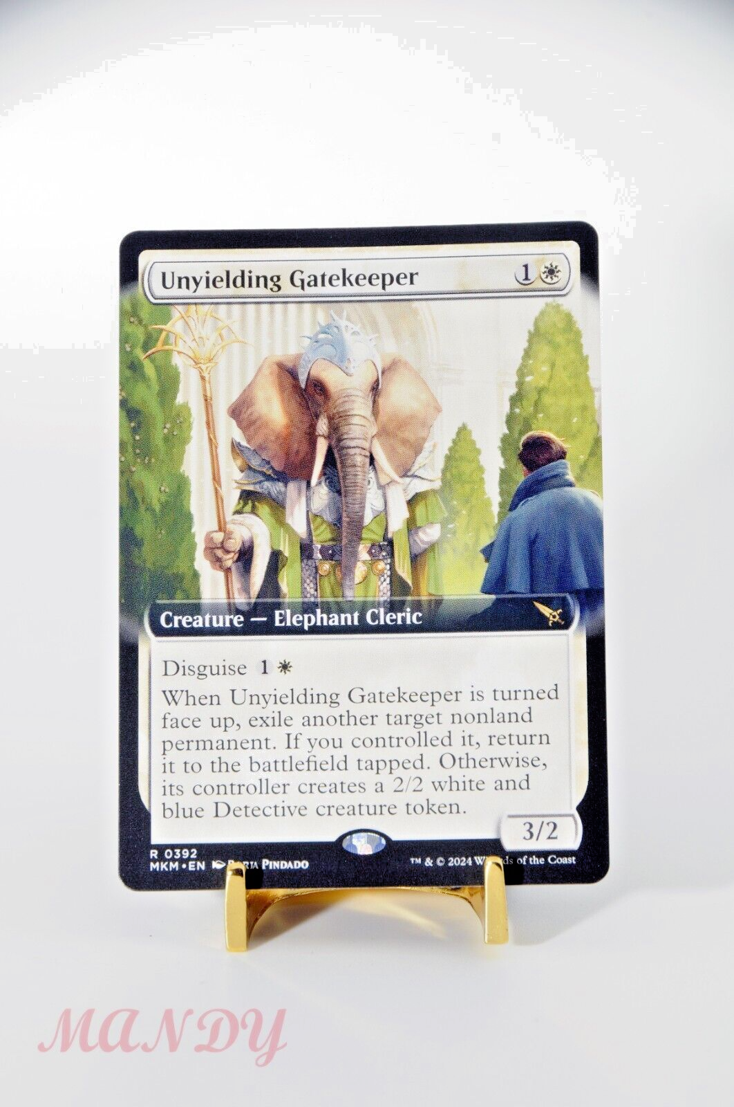 MTG Unyielding Gatekeeper Rare 0392 Extended Art MKM Near Mint | eBay
