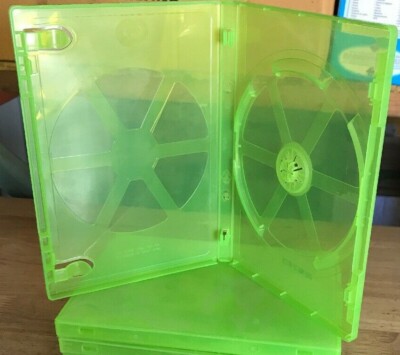GREEN OEM Kinect Xbox 360 Empty Replacement DVD Game Jewel Case ...