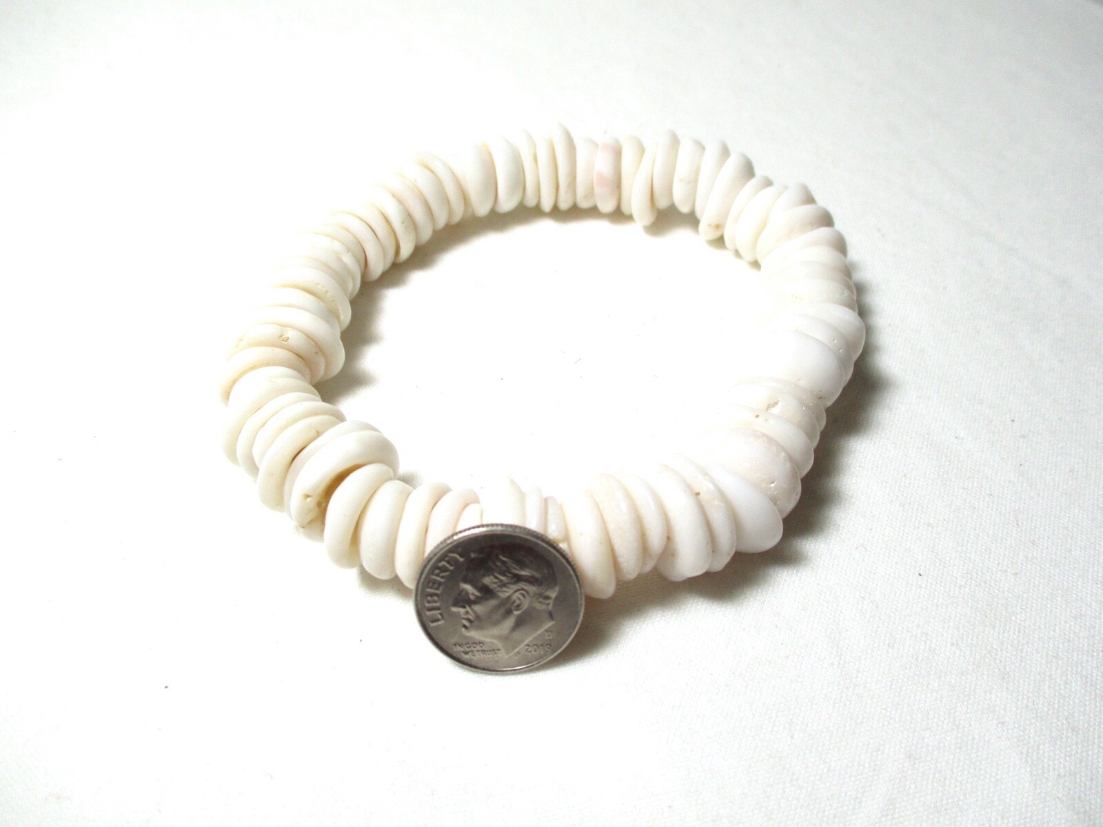 Vintage Puka Shell Bracelet Stretch 60 Grams 9 " A6 | eBay