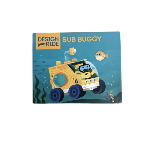 Design Your Ride Sub Buggy Wendy's Kids Meal Toy Activity Craft 2019 ...