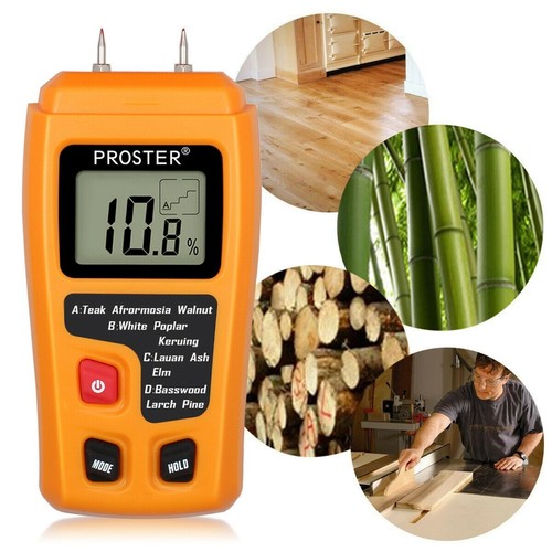 Wood Moisture Meter Tester for Firewood Fire Paper Cardboard Portable ...