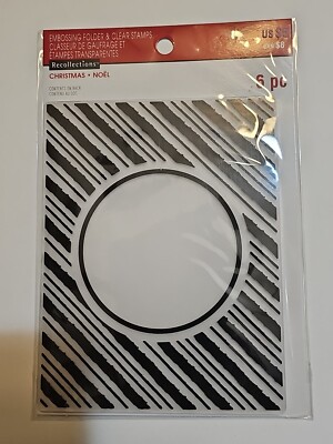 Recollections Christmas Noel Embossing Folder & Clear Stamps 605727 | eBay