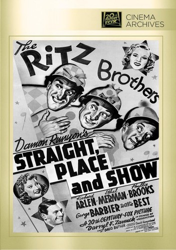 Straight Place Show DVD (1938) The Ritz Brothers, Richard Arlen Ethel ...