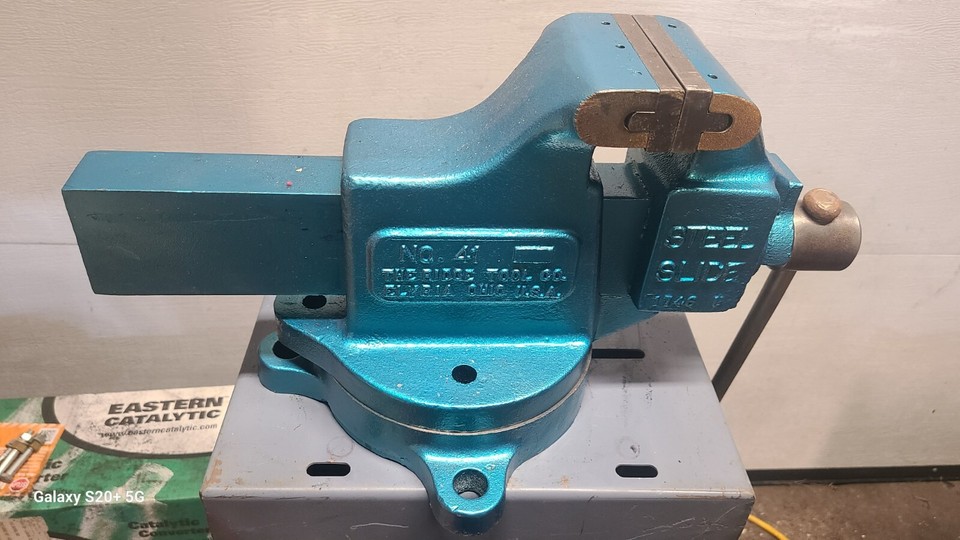 Vintage Ridgid No. 41 Vise 4" Jaws Restored Excellent 41 Pounds USA | eBay