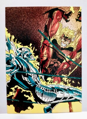 WOLVERINE 1992 MARVEL FROM THEN TIL NOW II BASE TRADING CARD 81 HEAVY ...