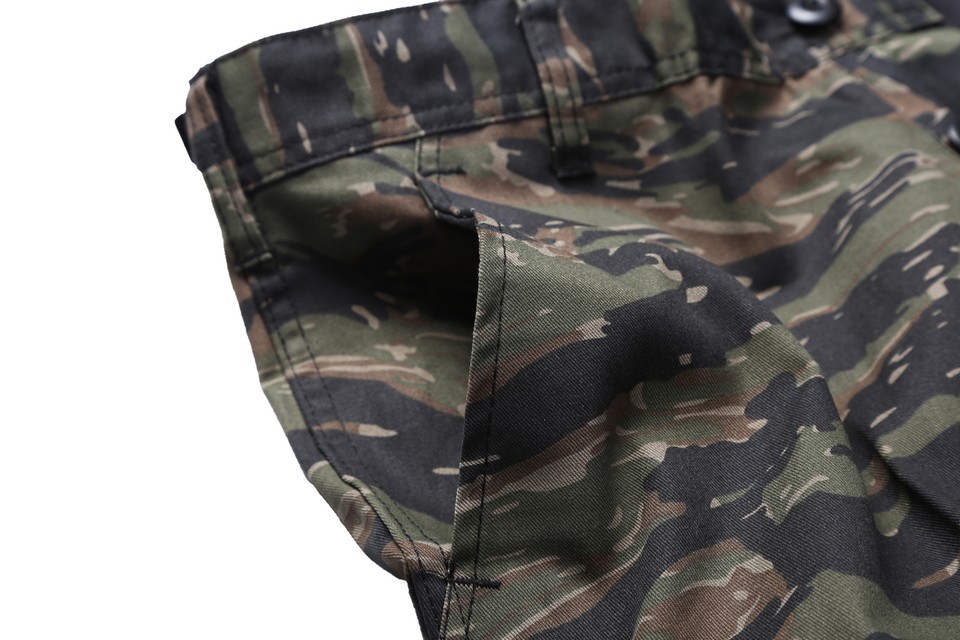 BACKBONE Mens Army Style BDU Pants Multi-Pocket Camouflage Casual Cargo ...