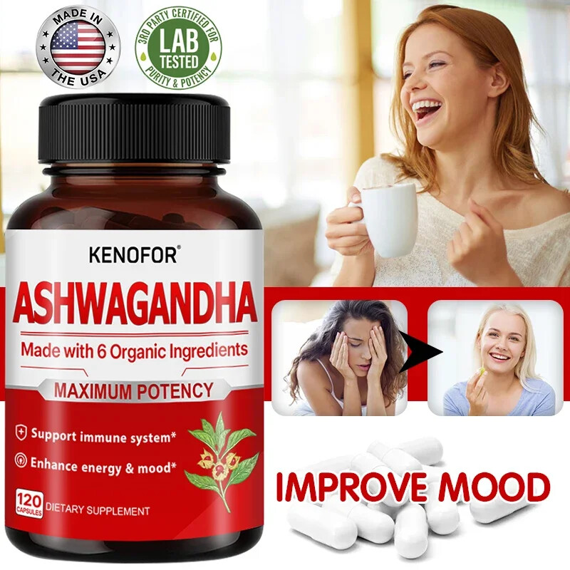 Ashwagandha Capsules | 650 Mg | 120 Capsules | Mood Enhancer | eBay