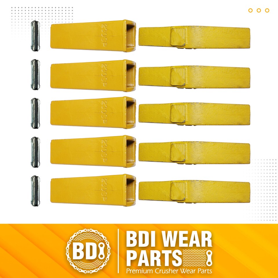 U43792 Adapter Shanks 230SP Forged Bucket Teeth TF23P Flexpins For 23 ...