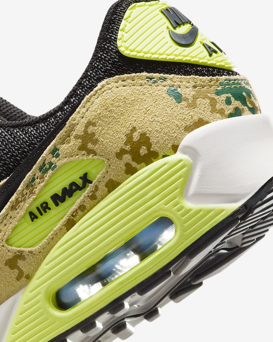 Nike Air Max 90 Premium Sneakers Team Gold/Light Lemon Twist