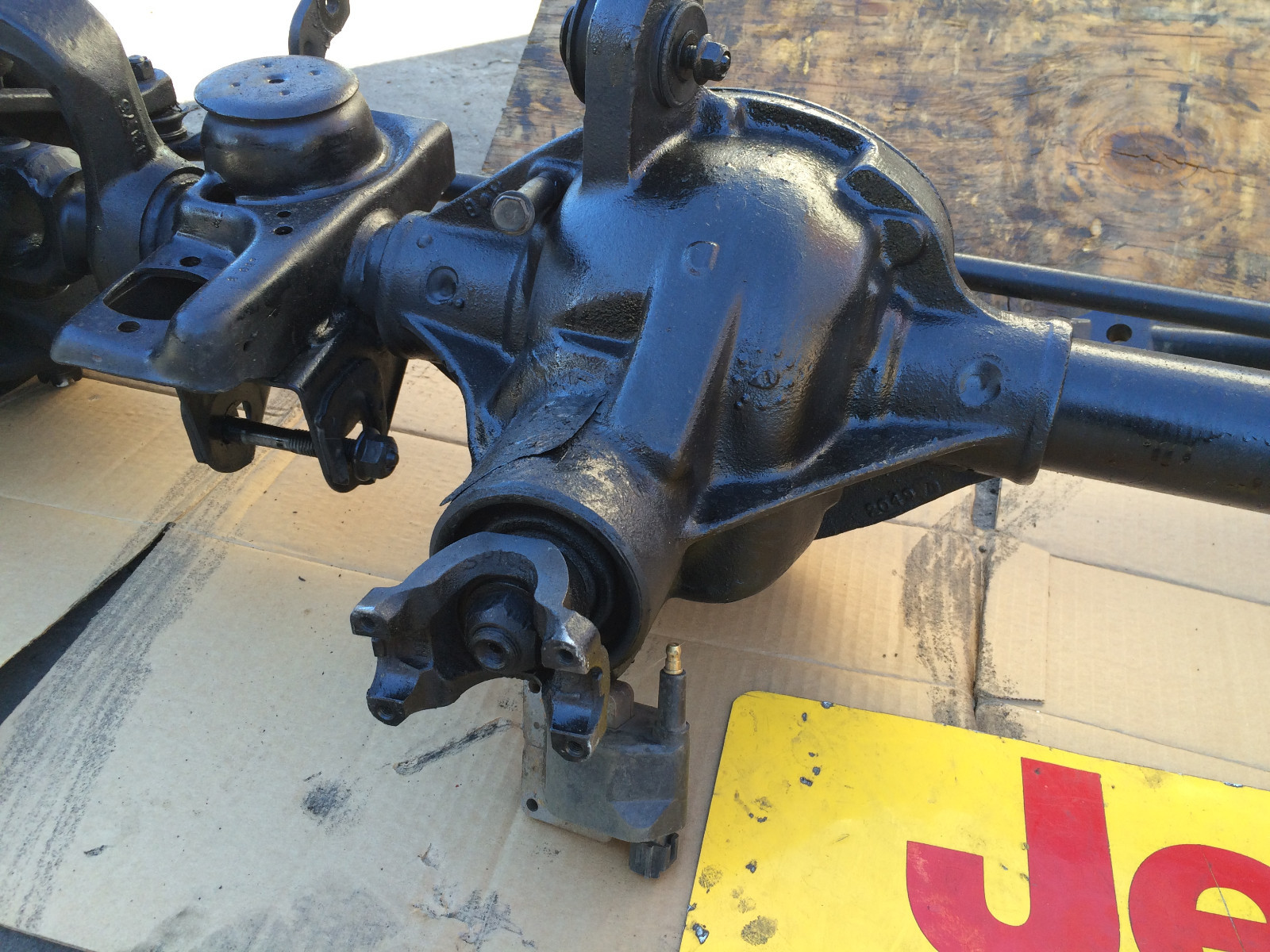 1997-2006 JEEP WRANGLER TJ OEM FRONT DIFFERENTIAL ASSY COMPLETE AXLE ...