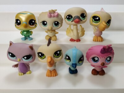 Lot Of 8 Littlest Pet Shop Birds 1350 962 1508 147 496 846 996 ...