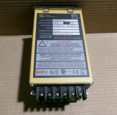 POWER MEASUREMENT 7330-PB-9906A381 ION METER 85-240V 60HZ PB-9906A381 ...