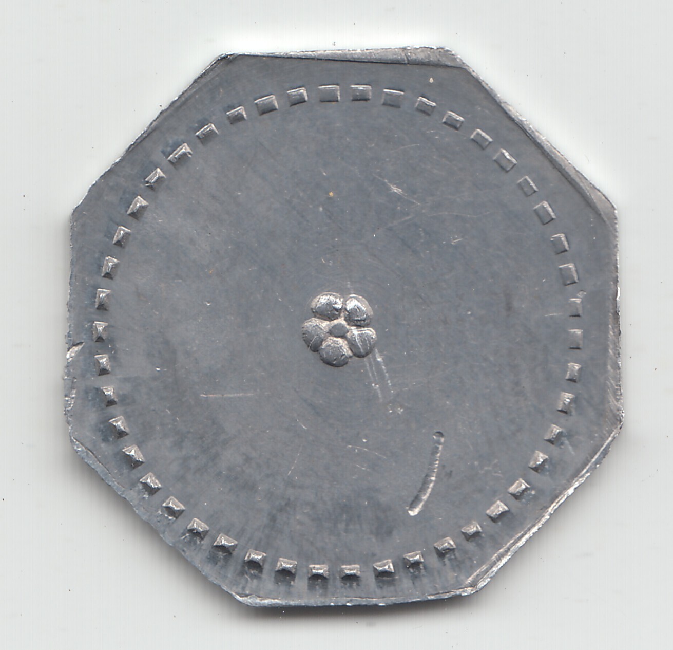 Union Dairy Co 1 Pint Milk dairy trade token small rosette Decatur IL 5 ...