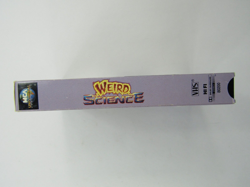 VTG Weird Science VHS 1985 MCA Universal SciFi Video Tape Anthony ...