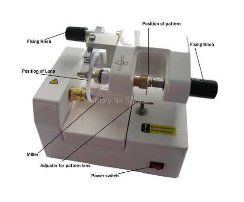 Brand New Optometry Eyeglass Optical Lens Cutter Cutting Milling ...