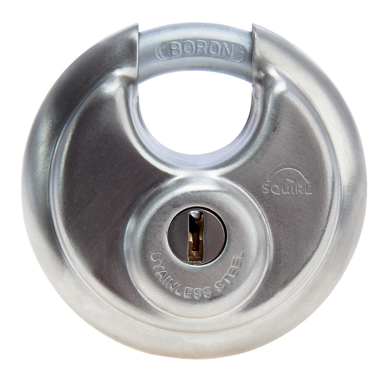 Henry Squire Boron Disc Style Padlock 70mm 2 keys Shackle Diameter 9 ...