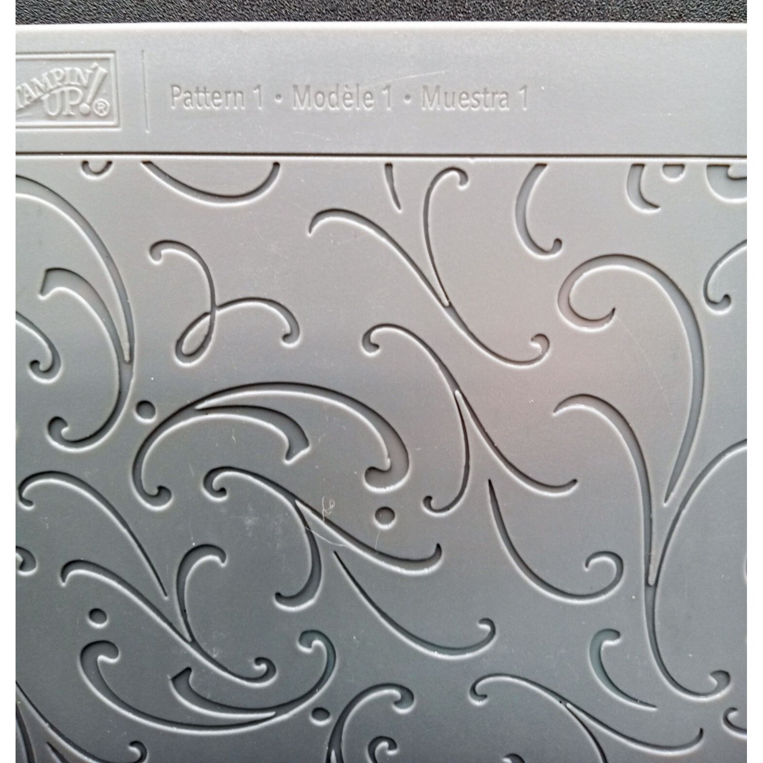 Stampin Up Big Shot Texturz Plates Background Sizzix Shelli Double ...