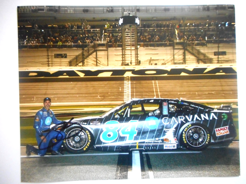 Jimmie Johnson signed 2025 #84 SHAQ DAYTONA 500 Monster Nascar 8x10 ...