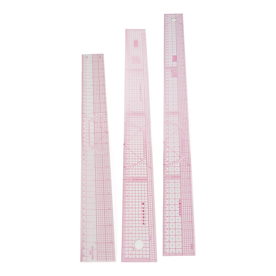 C-Thru English-Metric Beveled Ruler Calibrated For Designers & Pattern ...