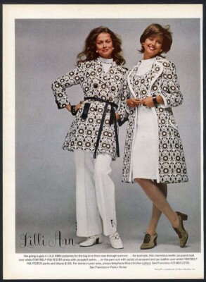 LILLI ANN Fashion 1972 Ad Page LAUREN HUTTON Casual Clothing | eBay