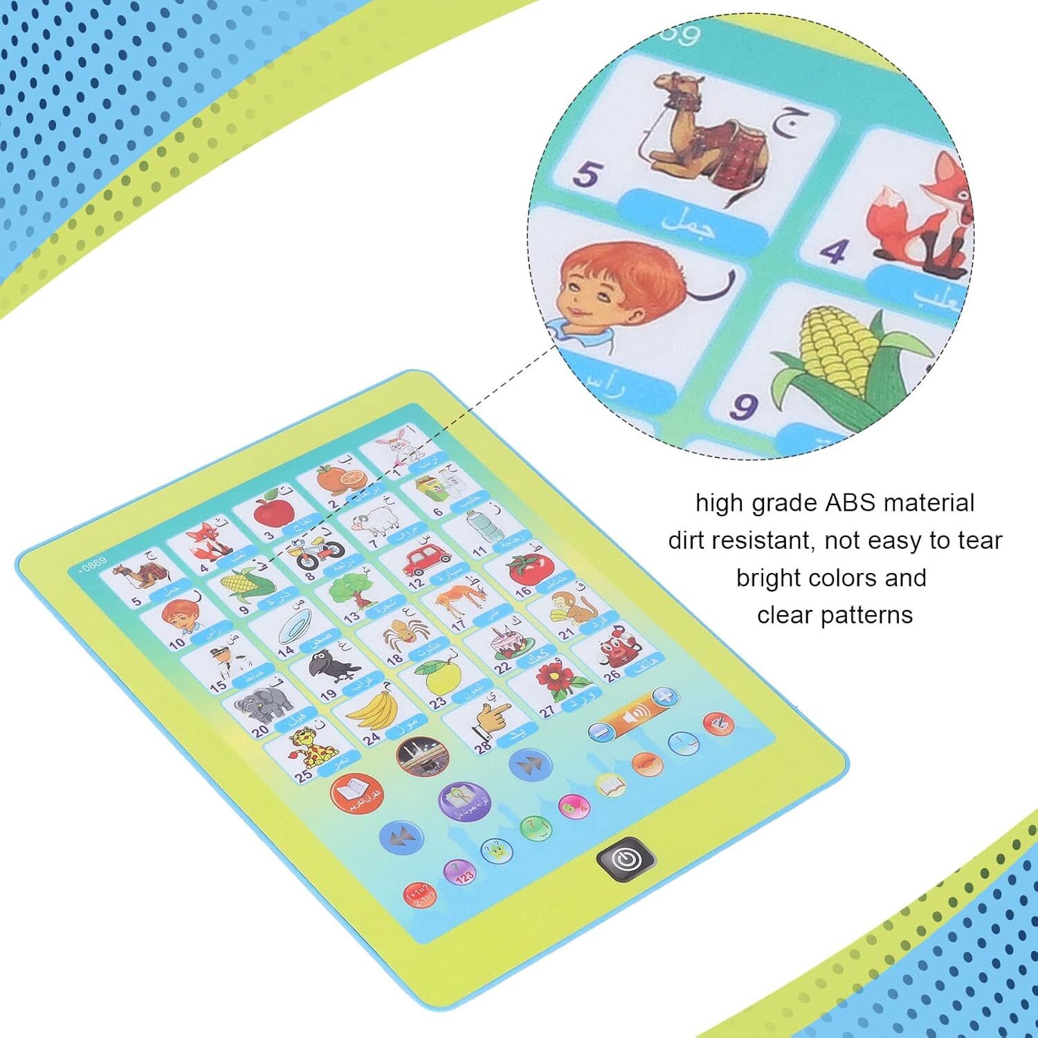 Early Child Arabic Alphabet Words Learning | Grelly USA