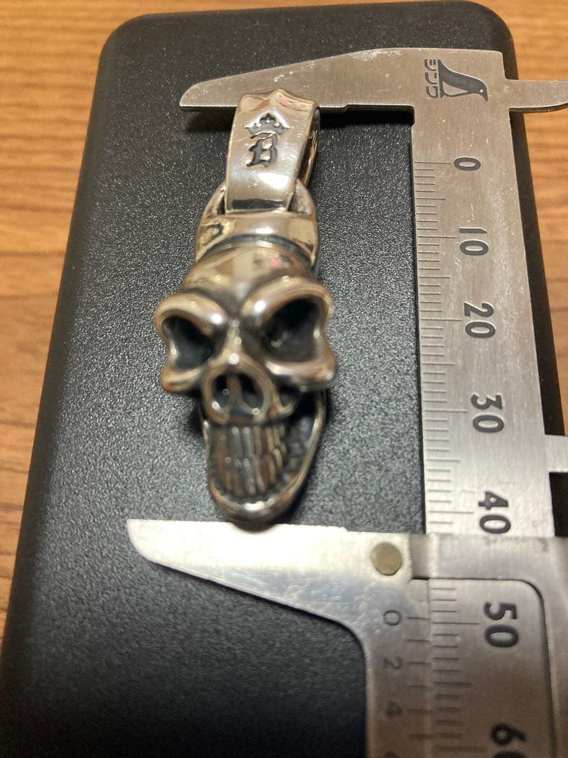 BWL Bill Wall Leather Large Good Luck Skull Sterling … - Gem