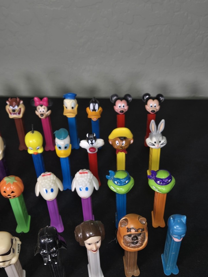 Lot of 70-90s Vtg Pez Candy Dispensers Mix Of Disney Super Hero ...