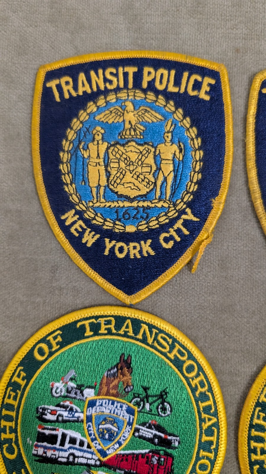 Collectable Police Patches Lot of 14 Patches Police Trans. Police and ...