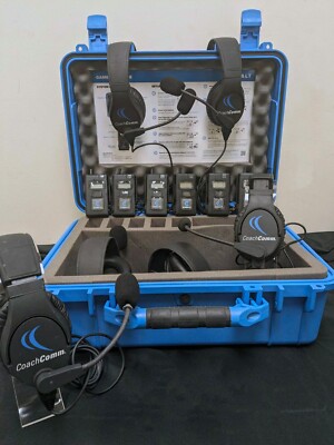 CoachComm Cobalt 6 Coach Headset System for Football Coaches | eBay