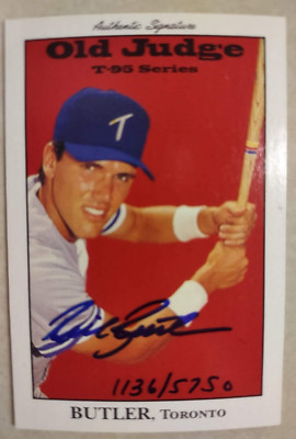 1995 Signature Rookies Old Judge RICH BUTLER MLB Blue Jays AUTOGRAPH ...