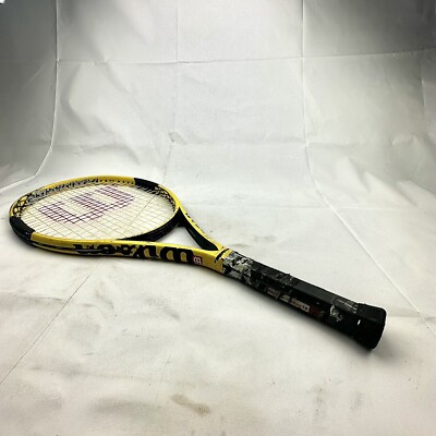 Wilson Hammer 6 H6 Carbon Matrix Oversize Tennis Racquet 4 3/8 | eBay