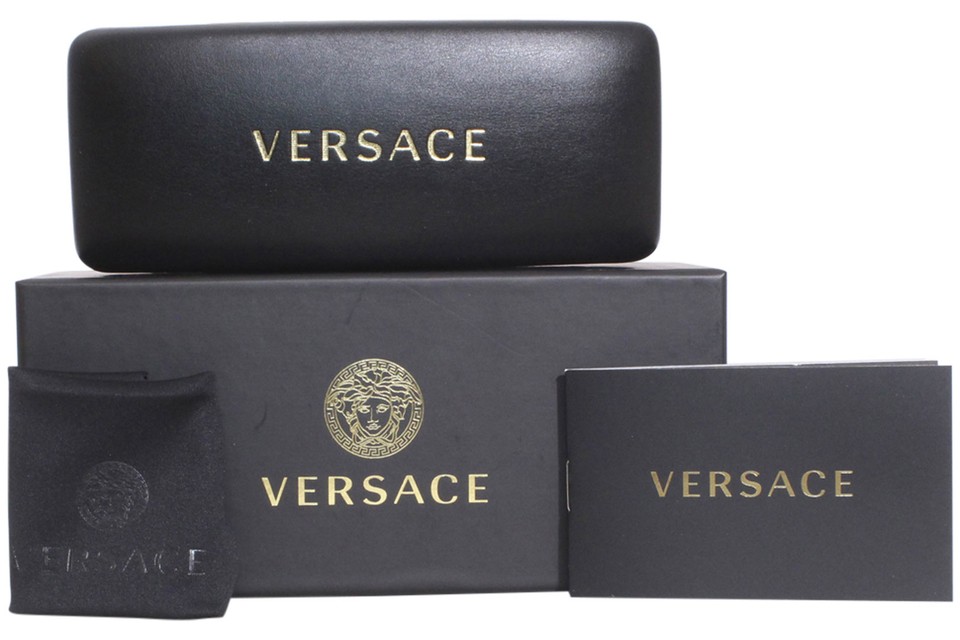 Versace VE2249 100287 Sunglasses Gold/Dark Grey Lenses Pilot Shape 65mm ...