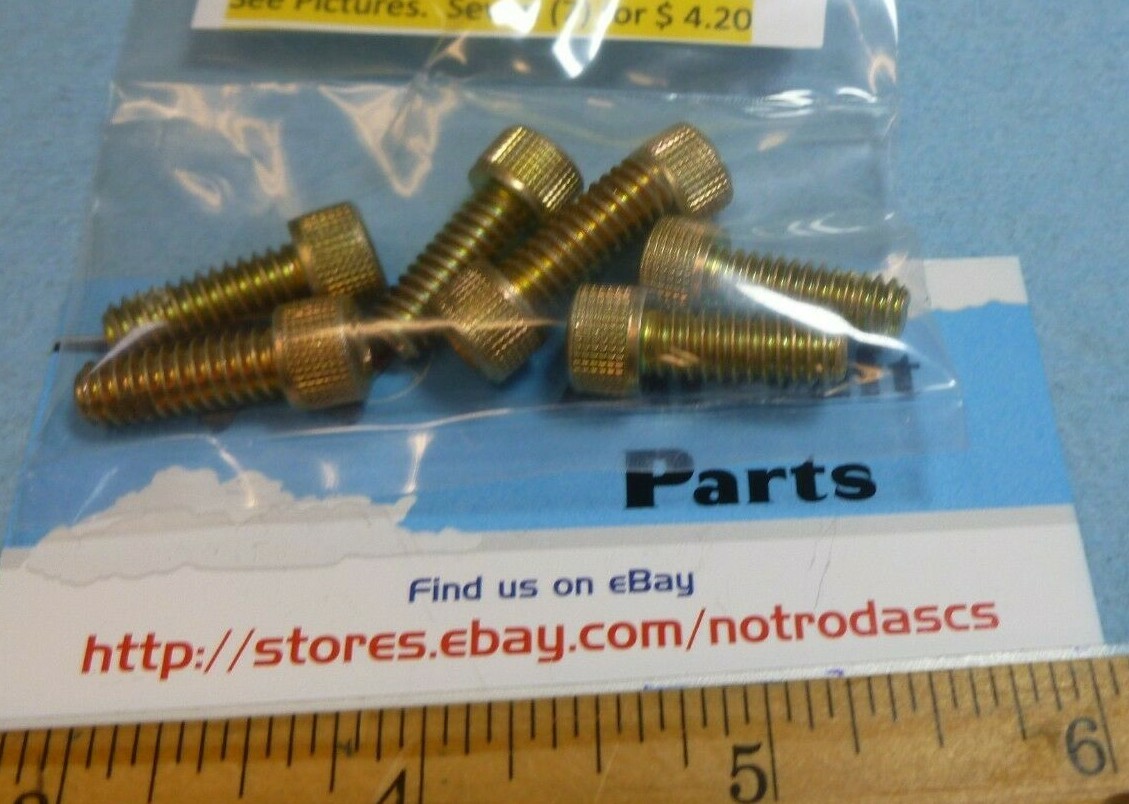 LOT of 7 SOCKET HEAD SCREWS, SELF LOCKING 1/4 x 20 x 5/8 p/n MS16997 | eBay