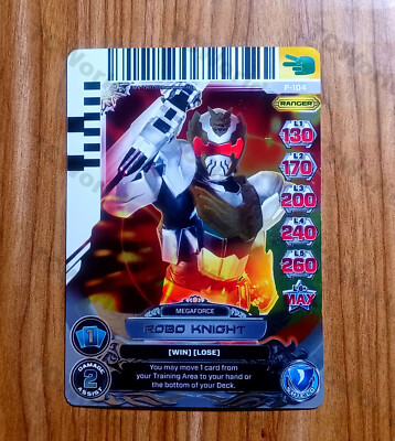 Power Rangers ACG Promo Card Holo P-104 Robo Knight | eBay